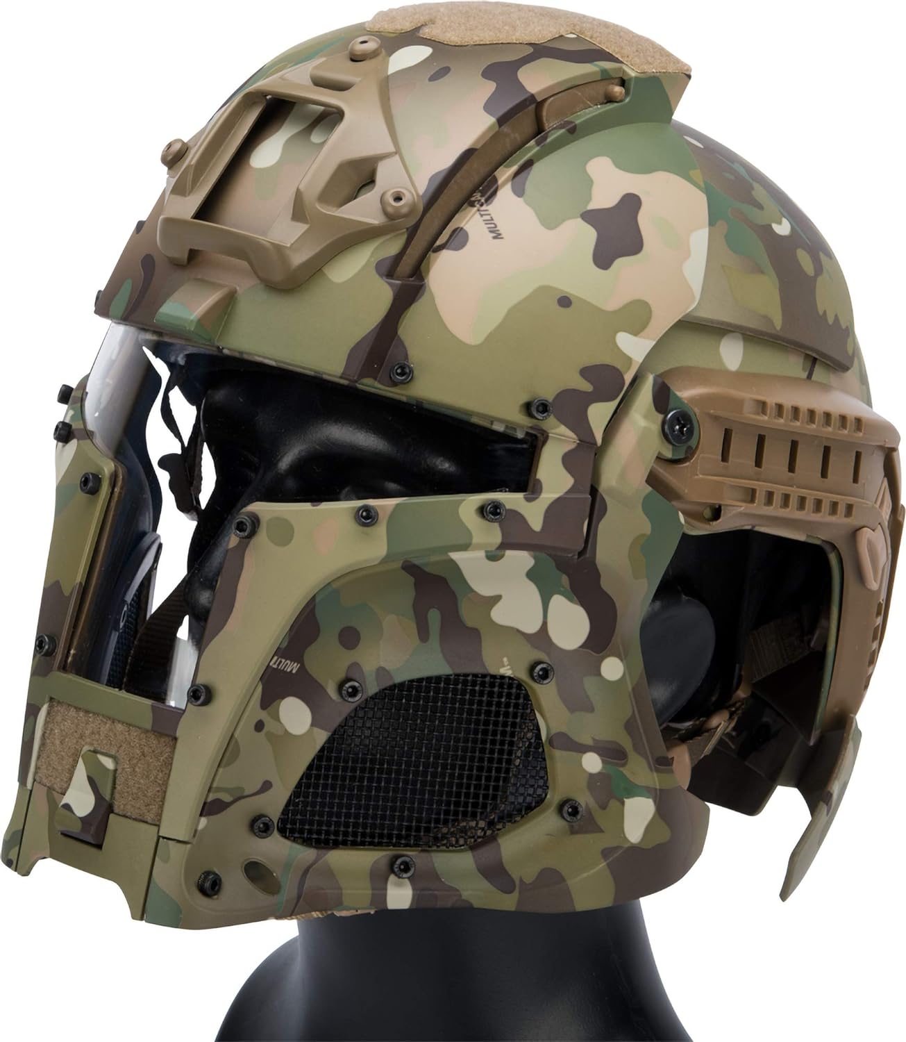 Medieval Iron Warrior Full Head Coverage Helmet / Mask / Goggle ...