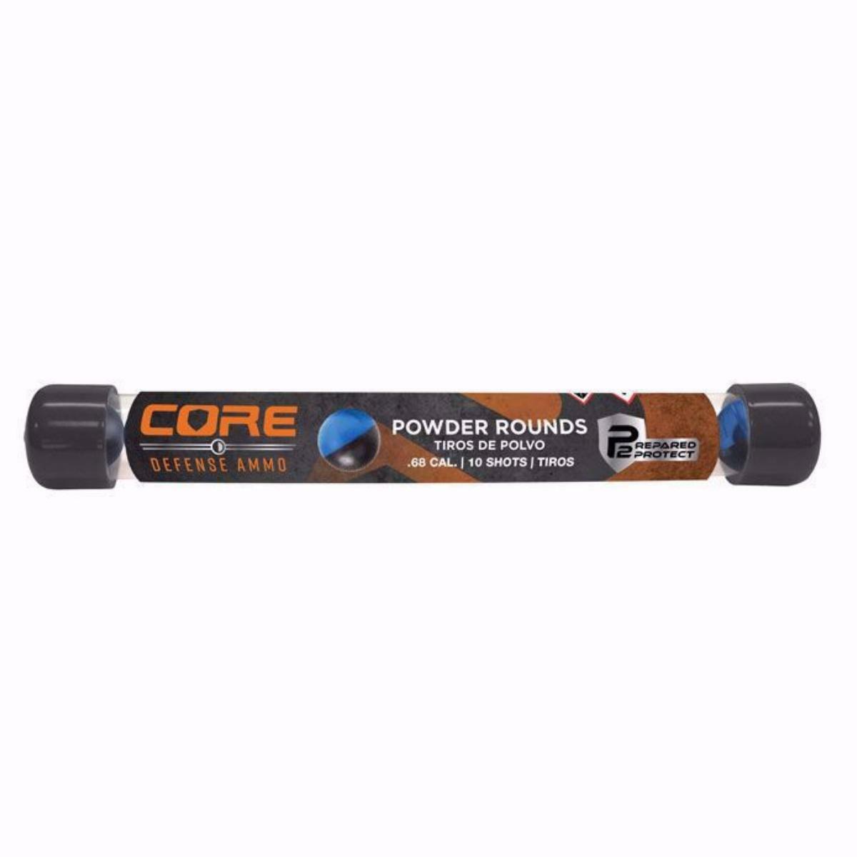P2P Core Defence .68 Cal Powder Paintball 10 CT Blue/Black - 2292310 ...